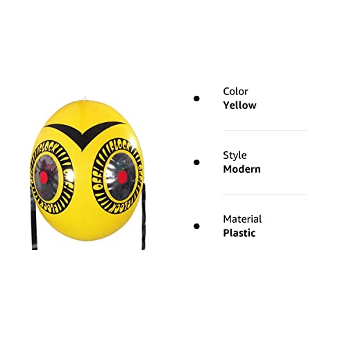 Flock Free Bird Bopper – Visual Bird Repelling Decoy Balloon “Flock Off!”, Modern Scarecrow