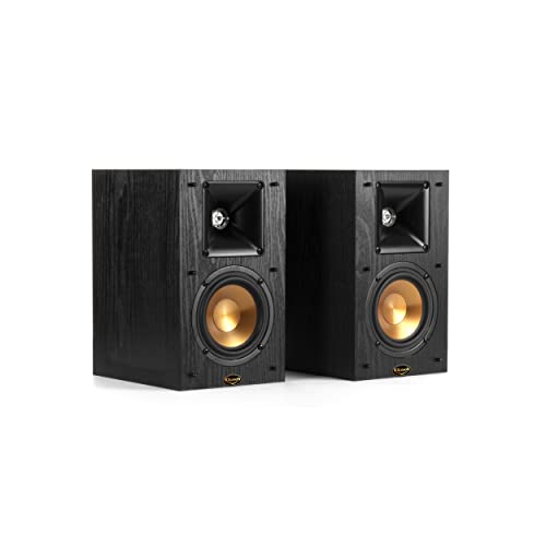 Klipsch F-200-BLACK Synergy Black Label Floorstanding Speakers with Klipsch B-100-BLACK Bookshelf Speakers, Klipsch C-200-BLACK Center Channel Speaker and a Klipsch R-120SW 200 Watt Subwoofer (2019)