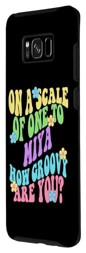 Galaxy S8+ MIYA Cute Retro Girls Groovy MIYA Personalized Name Case