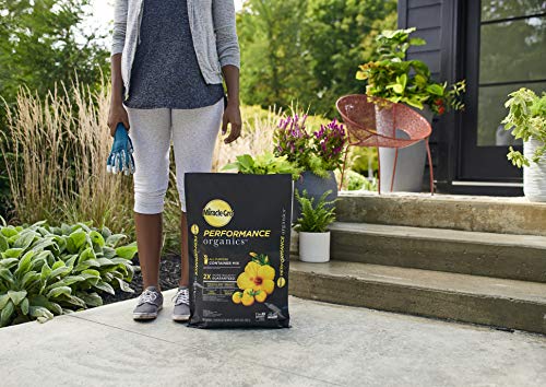Miracle-Gro Performance Organics All Purpose Container Mix, 16 qt. - Organic, All Natural Plant Soil - Feed for up to 3 Months - All-Purpose Formula for Vegetables, Flowers and Herbs