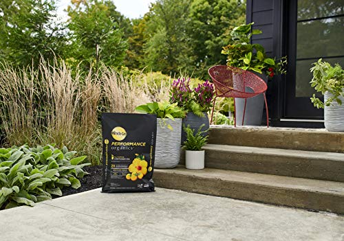 Miracle-Gro Performance Organics All Purpose Container Mix, 16 qt. - Organic, All Natural Plant Soil - Feed for up to 3 Months - All-Purpose Formula for Vegetables, Flowers and Herbs