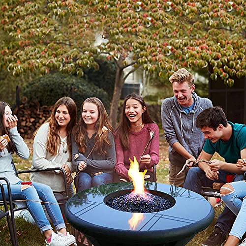 Z Zennister Fire Pit Glass Rocks, High Luster, 1/2" Reflective Tempered Fire Glass in Silver, 10 Pound Jar for Natural or Propane Fireplace, Crushed Glass Stones for Firepit, Garden or Patio