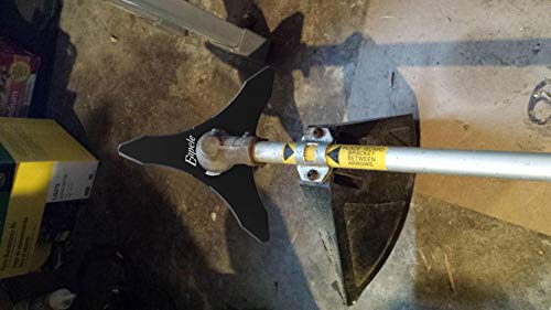 Eapele 12inch Brush Cutter Blade Weed Eater Blade, Carbide Steel Double Sided Blade,3 Teeth