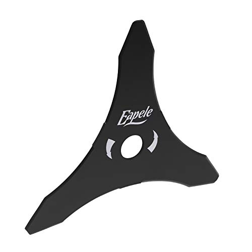 Eapele 12inch Brush Cutter Blade Weed Eater Blade, Carbide Steel Double Sided Blade,3 Teeth