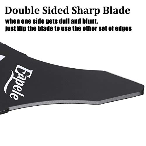 Eapele 12inch Brush Cutter Blade Weed Eater Blade, Carbide Steel Double Sided Blade,3 Teeth