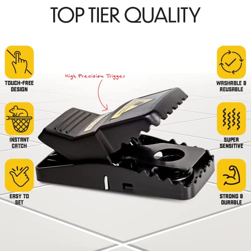 Mouse Trap Set Mouse Traps Indoor for Home, Mouse, Home, Glue Traps for Mice and Rats, Mouse Traps for House, Traps for Indoor Garden, 6 Snap Mouse Traps 6 Glue Traps - 12 Pack