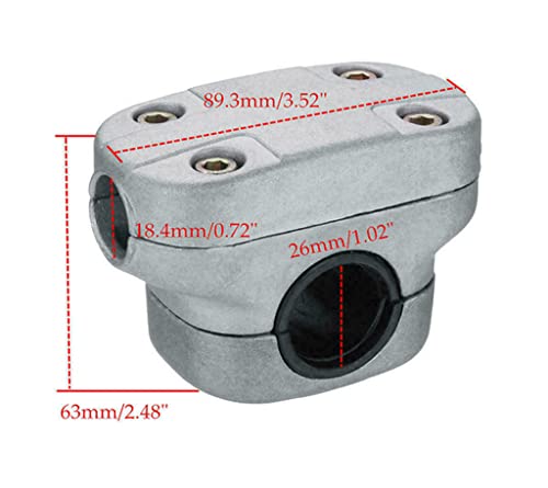 Strimmer Trimmer Handle Bracket Clamp Holder for Brush Cutter Garden Tools Tube (26mm)