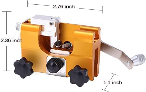 WEIKUELE Chainsaw Chain Sharpening Jig,Chain Saw Blade Sharpener Kit,Hand Crank Chainsaw Blade Sharpener?Chainsaw Sharpening Kit Suitable for All Kinds of Chain Saws (Large)