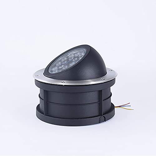 KMYX Powered Floor Lights Aluminum Outdoor Waterproof IP65 Ground Lights Stairs Steps Disk Lights Patio Fences Pathway Lights Garden Lawn Lamp Yard Lights
