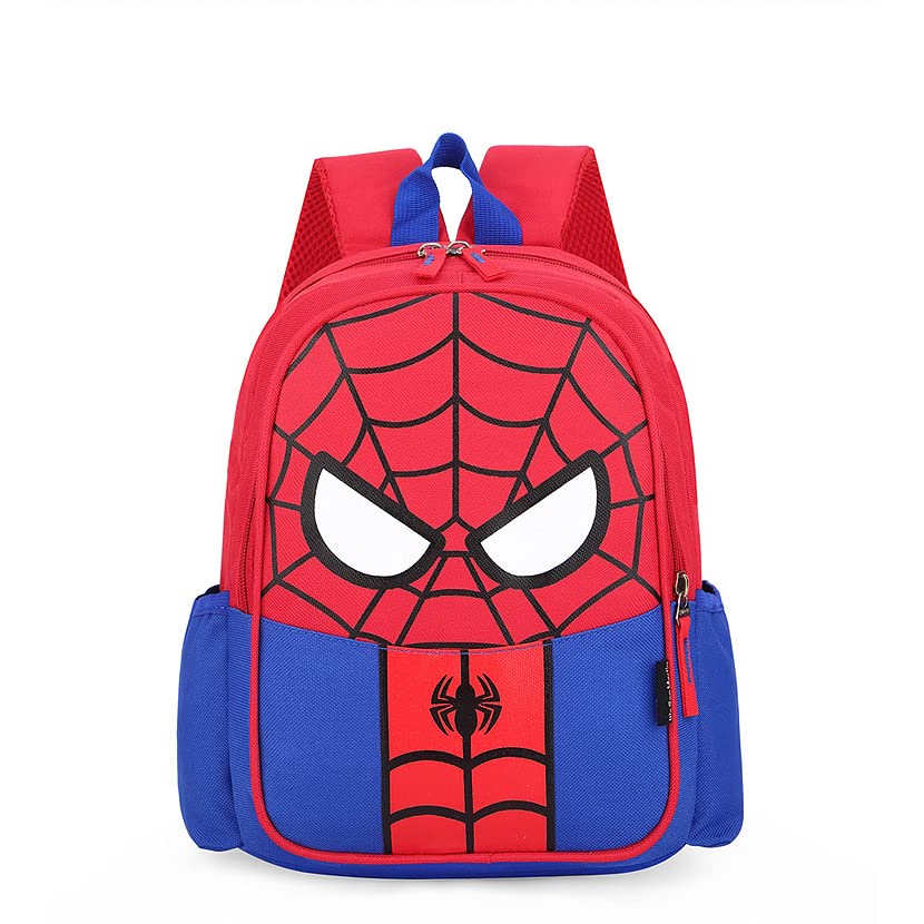Red Spider Web Backpack Case with Large Capacity and Multiple Compartments - Perfect for Organizing School and Office Supplies for Boys, Girls