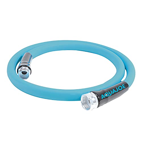 Aqua Joe AJPGH05-PRO 5/8-Inch HYBRIDFLEX Lead-in Hose, 5/8-Inch x 5-Foot, 500 PSI Burst Rating