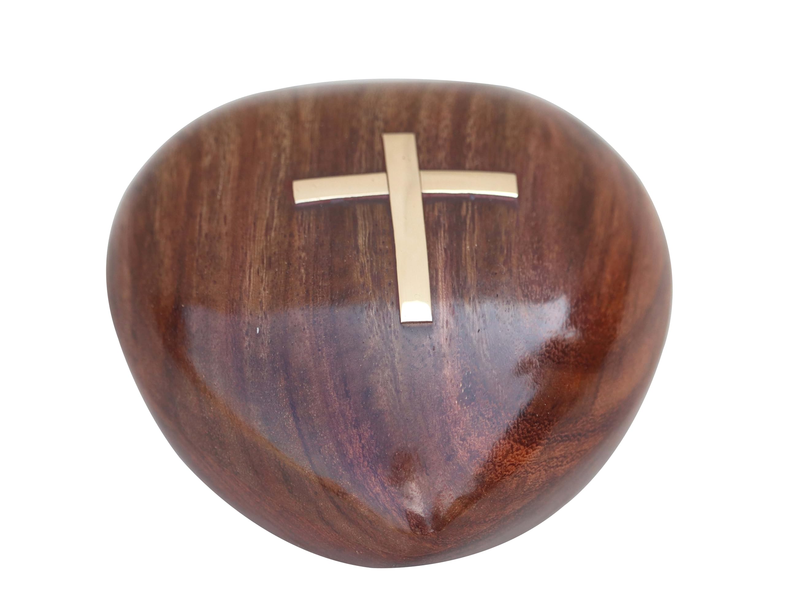 Wooden Cross Heart Keepsake Pet Cremation Urn | Decorative Urn for Cat & Dog Ashes | Funeral Urns | Pet Memorial Urns | Cat Urns | Decorative Urns | Handmade Urns