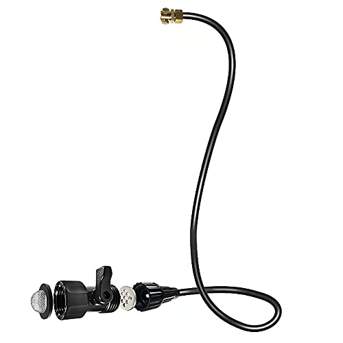 Water Patio Misters for Outdoor Misting Cooling System,Cobra Stand Mist Hose Attachment for Garden Yard,Backyard,Bird Bath,Sunbath.Sprinklers for Porch Greenhouse,Umbrella,Canopy,Flexible 6.5Ft.