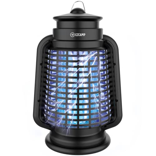 Bug Zapper Electric - Fly Zapper Mosquito Zapper Electronic Insect Killer - Waterproof Fly Trap Insect Killer for Indoor and Outdoor Home Backyard Camp Site Garden