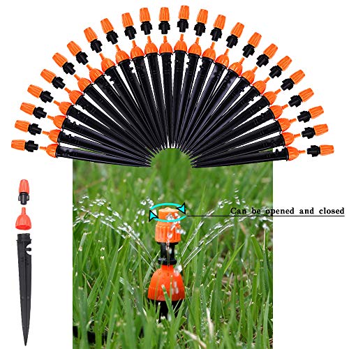 20 Drip Irrigation Adjustable Nozzle Garden Plant Watering Nozzle 360 Degree Dripper Atomizing Spray Cooling / Irrigation Equipment