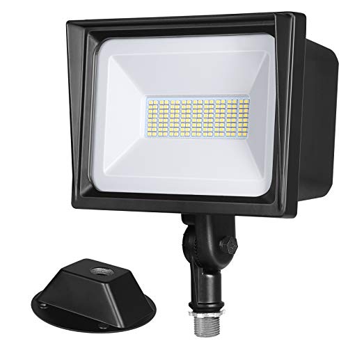 DEWENWILS 65W LED Flood Light Outdoor, 6670 Lumen Super Bright(500W Halogen Equivalent) IP65 Waterproof Knuckle Mount LED Security Light, 5000K Daylight for Landscape, Garden, Yard, Garage, UL Listed