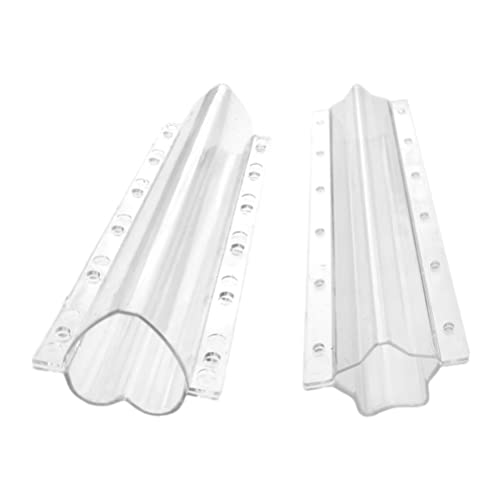 Yardwe 2pcs Cucumber Shaping Mold Clear Heart Shaped Five- Pointed Star Garden Vegetables Cucumber Growth Forming Mold Shaping Tool Transparent