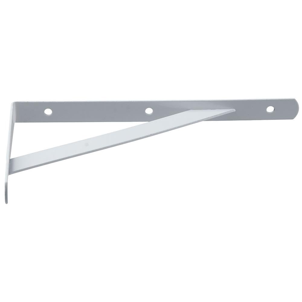 Urjumpea 10 Pack Shelf Brackets 5 inches x 8 inches Heavy Duty Metal Shelf Supports 90 Degree Triangle Wall Mount Angle L Bracket Floating Shelf Brackets with Screws