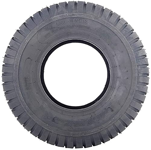 AutoForever 18x8.50-8 Tires Compatible with 4 Ply Lawn Mower Garden Tractor 18-8.50-8 Turf Master Tread