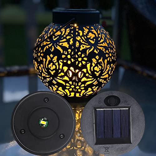 2 Pack Solar Replacement Top Parts, Solar Light Replacement Top, Replacement Solar Light Parts, Solar Lantern Lids for Garden Patio Outdoor Hanging Lanterns (2.76in)