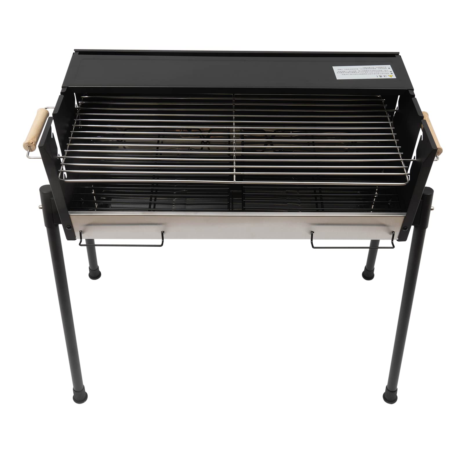 Folding Barbecue Grill Stainless Steel Portable Charcoal BBQ Grill Lightweight Tabletop Grills Outdoor Camping Barbecue Grill Tools for Patio Backyard, Hiking Picnics, Outdoor Event
