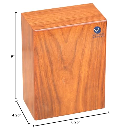 Wooden Urn Box For Pet Ashes | Wood Cremation Urns For Cat and Dog Ashes | Decorative Urns | Handmade Urns | Funeral Urns | Burial Urns ((A))