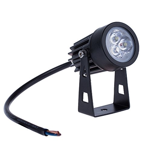 Lemonbest® Outdoor LED Landscape Up Down Light Spotlight Low Voltage 12V for Yard Step Lawn Lighting (Yellow)