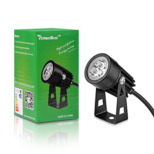 Lemonbest® Outdoor LED Landscape Up Down Light Spotlight Low Voltage 12V for Yard Step Lawn Lighting (Yellow)