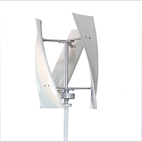 Spiral Wind Power Turbine Generator, 5000W Portable Home Wind Turbine 12V/24V/48V Wind Generator for Outdoor Garden Boat Hybrids Streetlight (White),220v