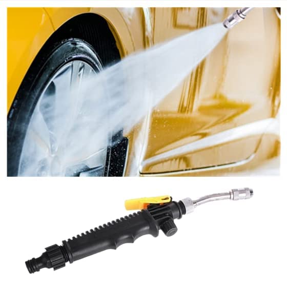 High Pressure Power Washer for Garden & Car Cleaning - 2-in-1 High Presure Cleaning Tool Adjustable Portable, Jet Nozzle for Garden Hose, Metal High Pressure Washer Gun Garden Sprinkle (30cm)