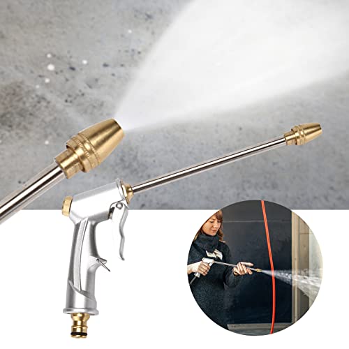 High Pressure Power Washer Wand,Household All-Metal Pacifier-Type Extension Rod Car Wash Aluminum Alloy Plating High-Pressure Water Tool Wand Lance for Cleaning Sidewalks Gutter Car Pet Window Glass