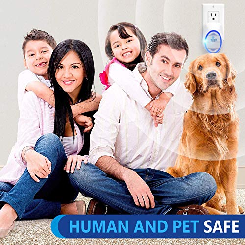 Ultrasonic Pest Repeller Rodent Deterrent Ultrasound Electric Device Get Away -2 Pack Roach Bed Bug Mouse Rodent Mosquito Cockroach Fruit
