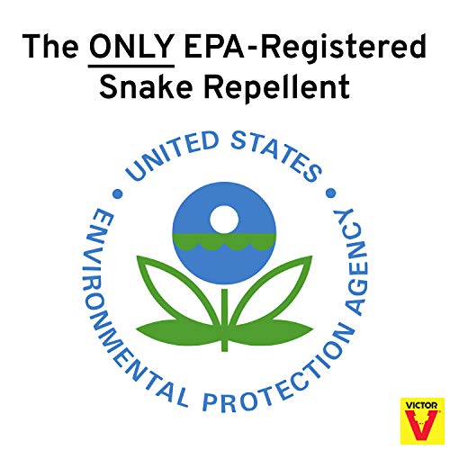 Victor VP364B Snake-A-Way Outdoor Snake Repelling Granules 4LB Snake Away Repellent - Repels Againts Poisonous and Non-Poisonous Snakes