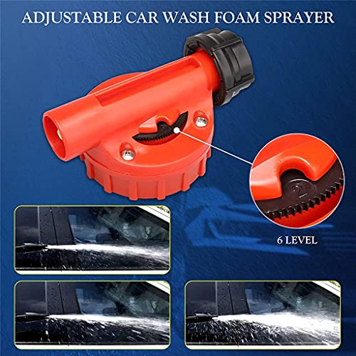 YFQHDD Car Wash Foam Gun Water Gun Jet Garden Washer Hose Wand Nozzle Sprayer Watering Spray Sprinkler Cleaning Tool