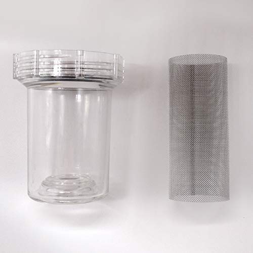 LOVHO Sediment Filter Attachment Garden Hose Pressure Washer Outdoor Gardening Inlet Water (40 Mesh Screen)