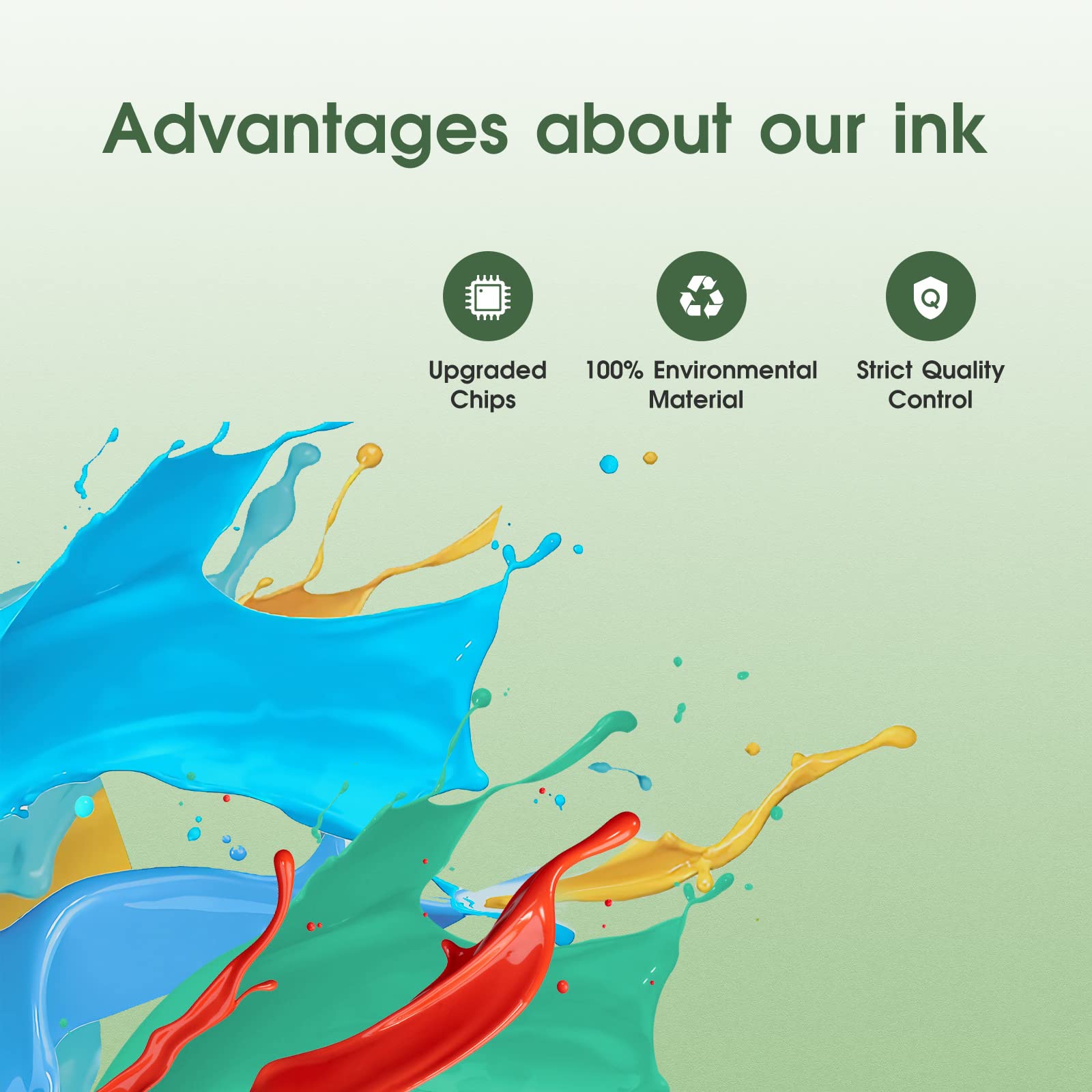 950XL Ink Cartridges Replacement for HP 950XL 951XL Combo Pack Use with HP OfficeJet Pro 8600 8610 8620 8100 8630 8660 8640 8615 8625 276DW 251DW 271DW Printer (4-Pack)