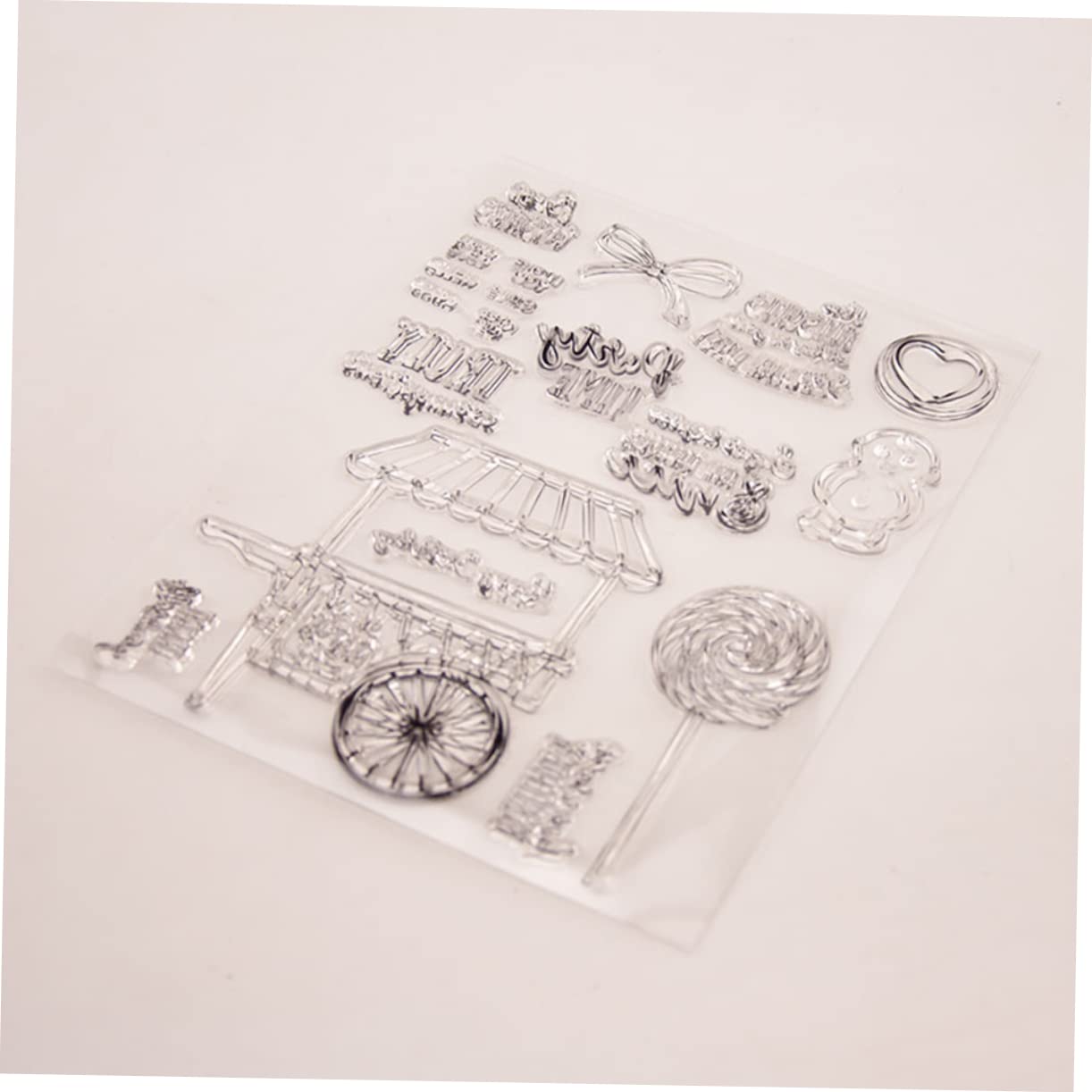 HEALEEP Stamp Sheets Christmas Scrapbook s DIY Scrapbooking Supplies Cling s Clear s Making Supplies Transparent s Postage s Upholstery Supplies Account Finished Chapter Ink Stamps