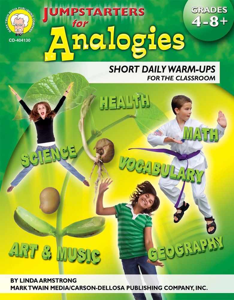 Mark Twain - Jumpstarters for Analogies, Grades 4 - 8