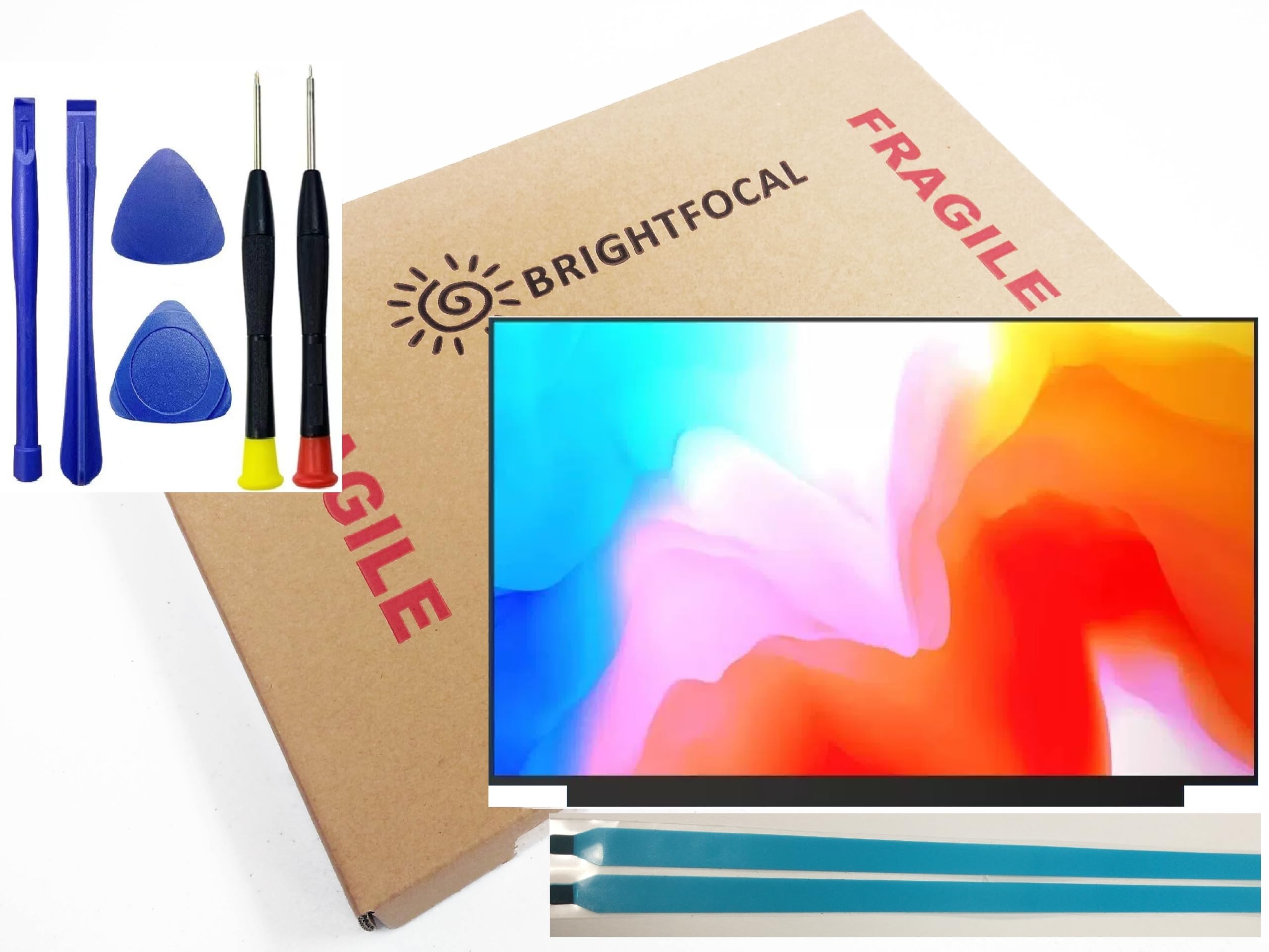 BRIGHTFOCAL New Screen Replacement for DELL Latitude 3420 14.0 HD Non-Touch 1366 x 768 HD Matte Slim High End LCD LED Display with Tool