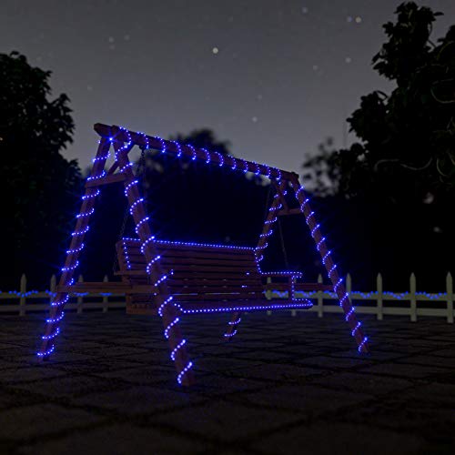 Solar Rope Lights Outdoor Waterproof Led - 40FT 100 LED Tube Light 8 Modes Waterproof Flexible Solar Fairy Rope Lights String for Garden Patio Fence Balcony Camping Party Tree Decoration Lighting
