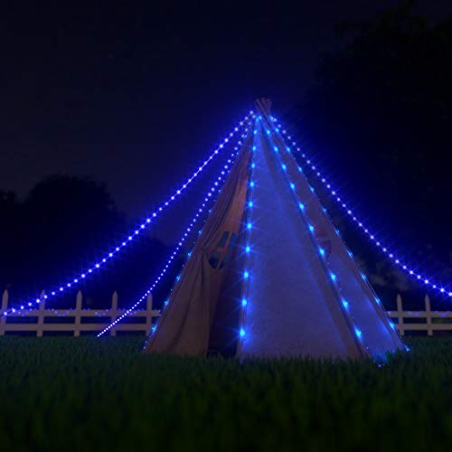 Solar Rope Lights Outdoor Waterproof Led - 40FT 100 LED Tube Light 8 Modes Waterproof Flexible Solar Fairy Rope Lights String for Garden Patio Fence Balcony Camping Party Tree Decoration Lighting