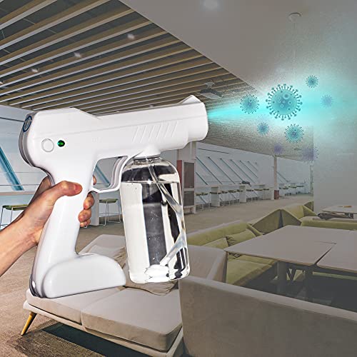 YIESERRA Steam Gun, Handheld Rechargeable Nano Atomizer 27oz Large Capacity ULV Electric Sprayer Nozzle Adjustable Fogger for Home, Office, School or Gardenā¦