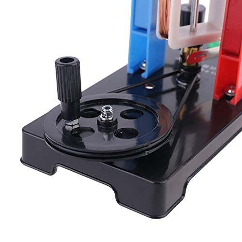 AMZOPDGS Wind Turbine Model, DIY Hand Electricity Generator Model Generator Electromagnetic Induction Experiment Education Toys