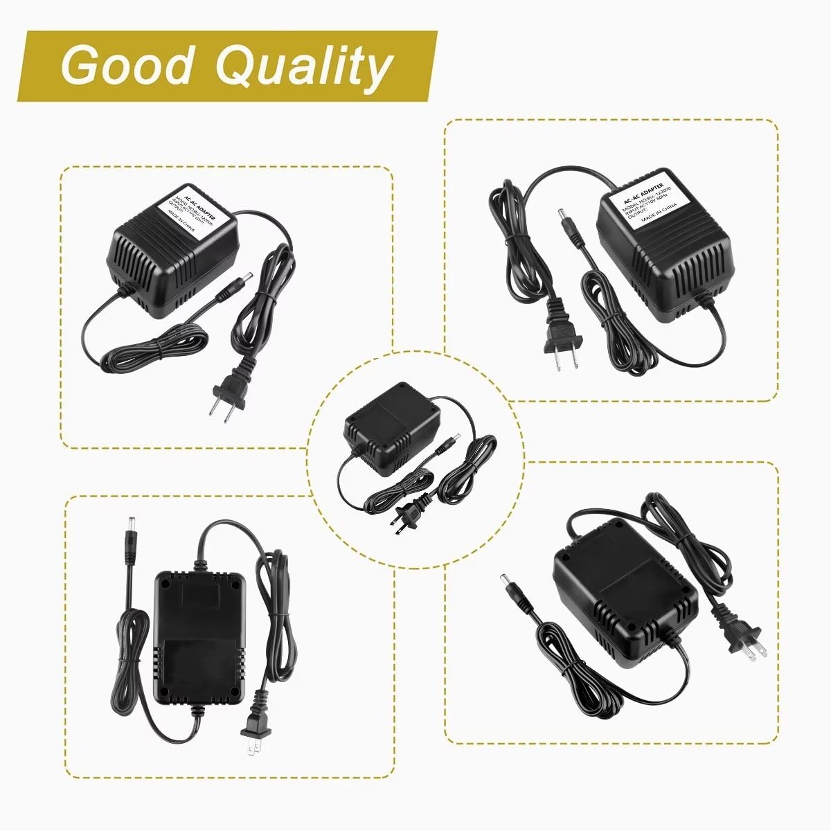 Jantoy AC Adapter Compatible with PetSafe Radio Fence RF-1010 RF-1010M Pet Containment System Underground Dog Fence Transmitter Power Supply Cord Cable Charger Mains PSU