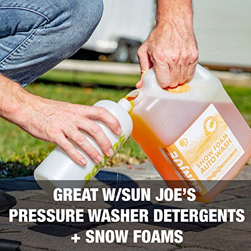 Sun Joe SPX-FC34-MXT Foam Cannon for SPX Series Electric Pressure Washers, 34 Oz, 1/4" Quick Connector, 5 Quick Connect Nozzle Tips, Fits Most Pressure Washers