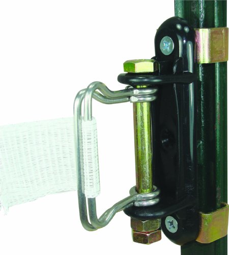 Field Guardian T-Post Polytape Corner/End Insulator, 2-Inch, White