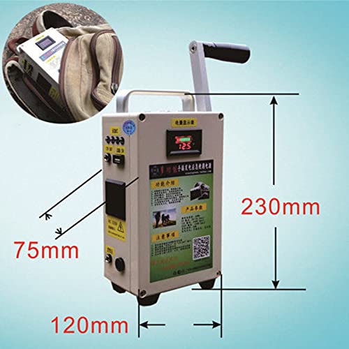 15000mAH Portable Hand Generator Mobile Emergency Power 220V Output/150W (maximum, Corrected Sine Wave) For Garden, Outdoor, Camping, Home Power Station