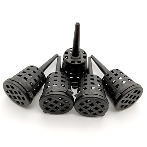 HANABASS 50pcs Basket Fertiliser Holder for Orchid Pot Bonsai Rooting Portable Garden Baskets Fertilizer Cover Grow Container Plastic Potted with Propagation Flower Plant Lid