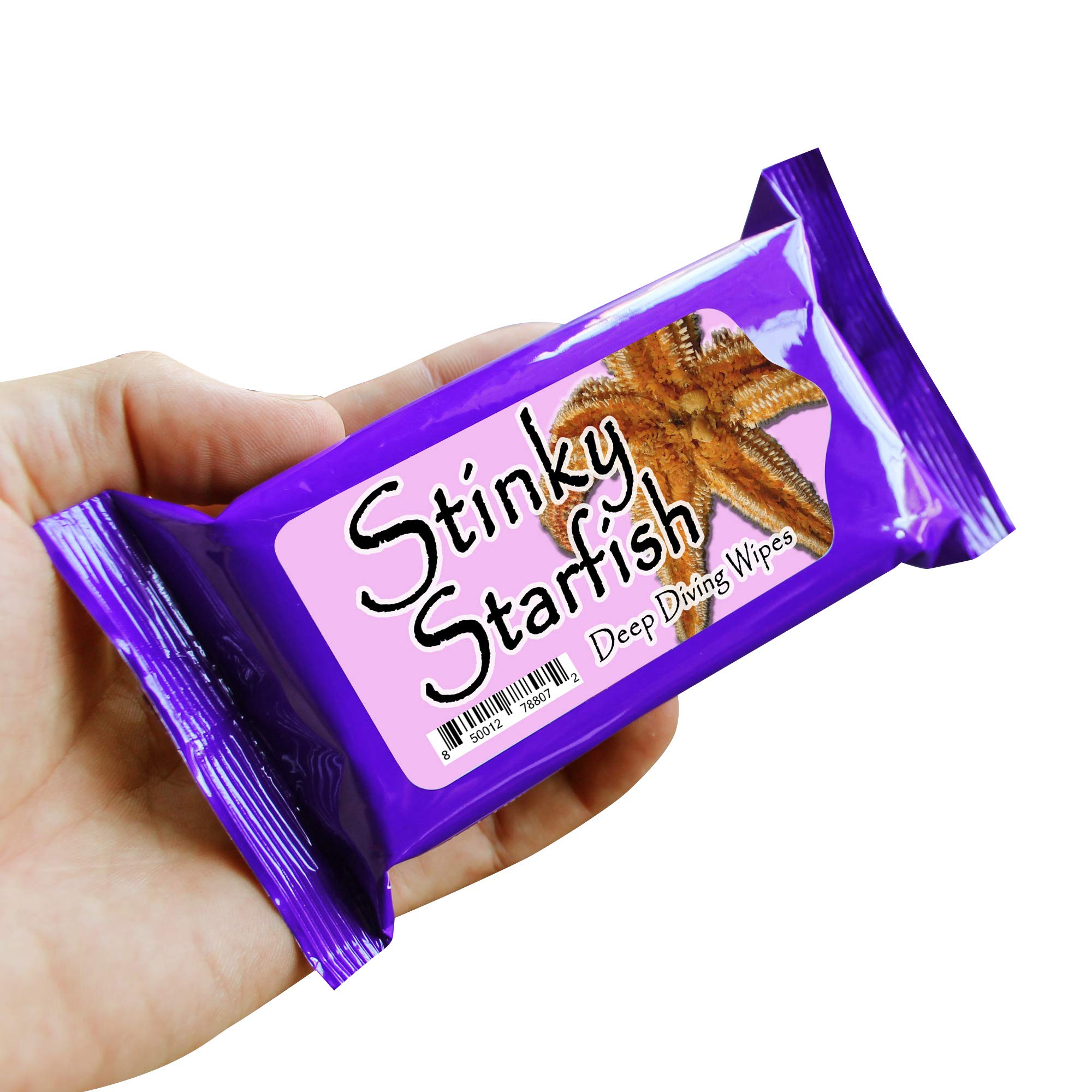 Stinky Starfish Deep Diving Wet Wipes, Funny Moist Wipes for Women, Travel Size, Flushable, Revolutionary and Disposable