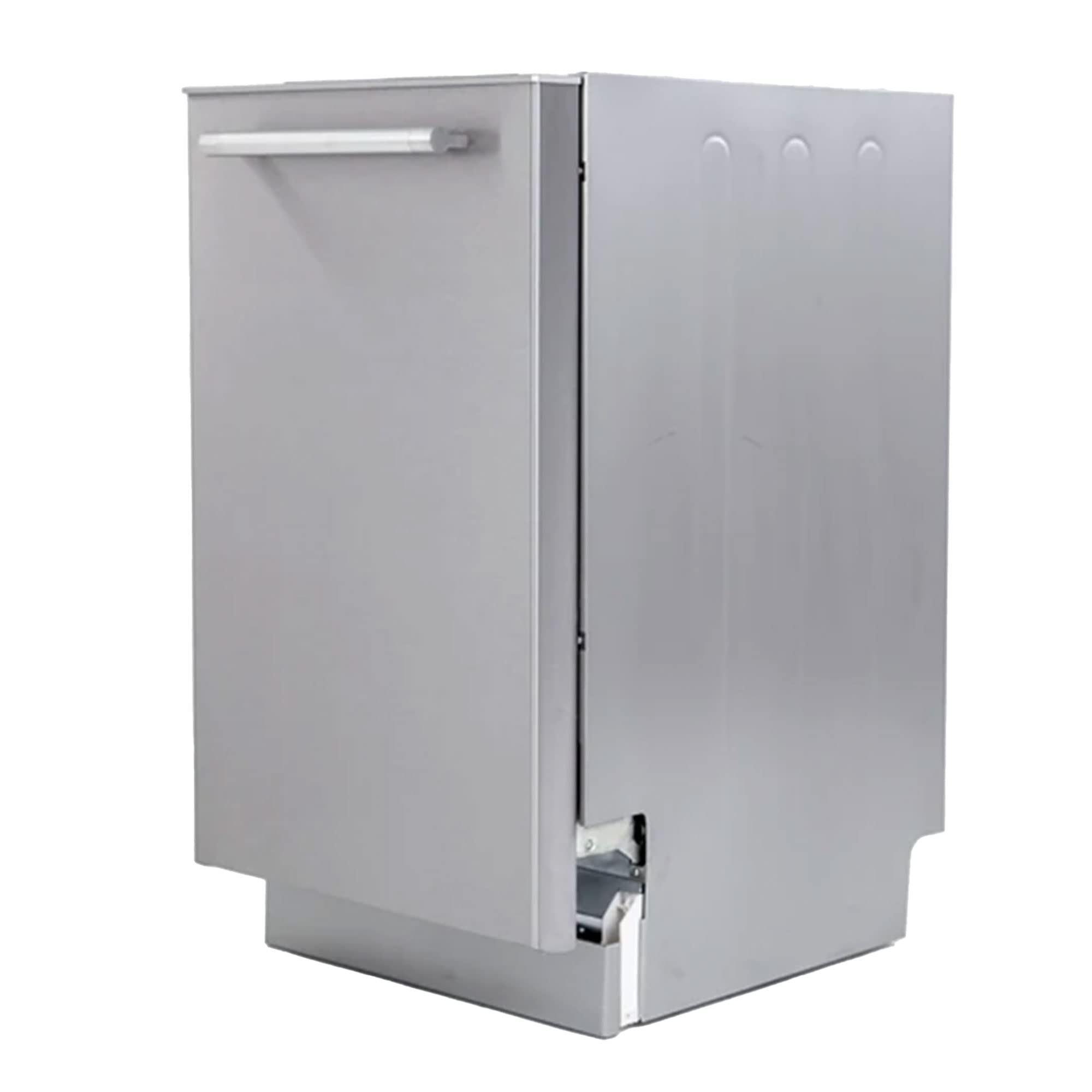 Avanti DWT18V3S Dishwasher 18-Inch Built in with 3 Wash Options and 6 Automatic Cycles, Stainless Steel Construction with Electronic Control LED Display, Low Noise Rating, Metallic